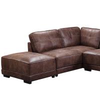 China L Shape Modern Leather Sofa Anti Abrasion Multipurpose For Apartment for sale