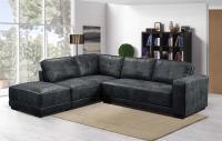 China L Shape Modern Leather Sofa Anti Abrasion Multipurpose For Apartment for sale