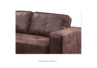 China L Shape Modern Leather Sofa Anti Abrasion Multipurpose For Apartment for sale