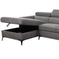China Foldable Breathable Fabric Corner Couches , Wear Resistant Sofa L Shape Fabric for sale