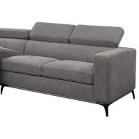 China Foldable Breathable Fabric Corner Couches , Wear Resistant Sofa L Shape Fabric for sale
