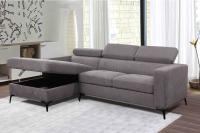 China Foldable Breathable Fabric Corner Couches , Wear Resistant Sofa L Shape Fabric for sale