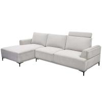 China Breathable Luxury Fabric L Shaped Couch Stain Resistant Durable for sale