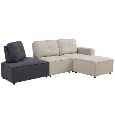 China Living Room Luxury Corner Sofa Multifunctional Anti Abrasion for sale