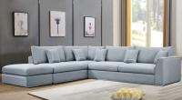 China Convertible Folding Luxury Corner Sofa Practical Adjustable Height for sale