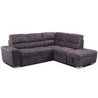 China L Shape Luxury Fabric Corner Sofa Set Anti Abrasion Multipurpose for sale