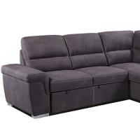 China L Shape Luxury Fabric Corner Sofa Set Anti Abrasion Multipurpose for sale