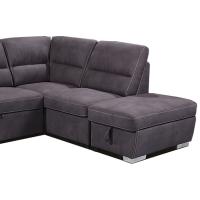 China L Shape Luxury Fabric Corner Sofa Set Anti Abrasion Multipurpose for sale