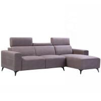 China Durable Breathable L Shaped Fabric Couch , Antiwear Contemporary Fabric Corner Sofas for sale