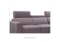 China Durable Breathable L Shaped Fabric Couch , Antiwear Contemporary Fabric Corner Sofas for sale
