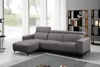 China Durable Breathable L Shaped Fabric Couch , Antiwear Contemporary Fabric Corner Sofas for sale