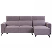 China Durable Breathable L Shaped Fabric Couch , Antiwear Contemporary Fabric Corner Sofas for sale