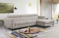 China Foldable Sectional Fabric Queen Sleeper Sofa Stain Resistant Multiscene for sale
