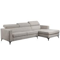 China Foldable Sectional Fabric Queen Sleeper Sofa Stain Resistant Multiscene for sale