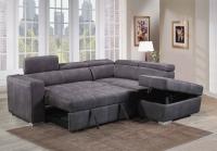 China Breathable Sleeper Sectional Couch With Storage Antiwear Nontoxic for sale