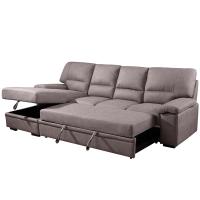 China Antiwear Sectional Folding Sofa Bed With Storage Multipurpose for sale