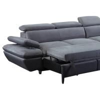 China Nontoxic Queen Size Corner Storage Sofa , Anti Abrasion Bed Couch Sectional for sale