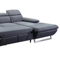China Nontoxic Queen Size Corner Storage Sofa , Anti Abrasion Bed Couch Sectional for sale