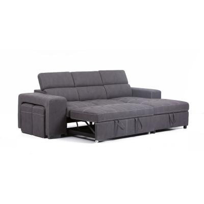 China Durable Antiwear Comfortable Couch Bed , Breathable Sleeper Sofa With Storage for sale