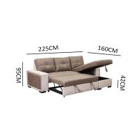 China Multipurpose Folding Sofa Bed Fabric Material For Living Room for sale