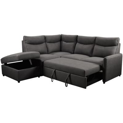 China Multifunctional Fabric Sleeper Sofa , Foldable Convertible Couch Bed for sale
