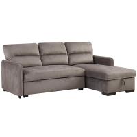 China Apartment Corner Folding Sofa Bed Breathable Stain Resistant for sale