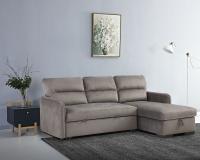China Apartment Corner Folding Sofa Bed Breathable Stain Resistant for sale