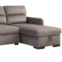 China Apartment Corner Folding Sofa Bed Breathable Stain Resistant for sale