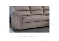 China Apartment Corner Folding Sofa Bed Breathable Stain Resistant for sale