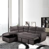 China Durable Antiwear Retractable Couch Bed , Breathable Sleeper Couch With Storage for sale