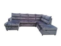 China Durable Antiwear Retractable Couch Bed , Breathable Sleeper Couch With Storage for sale