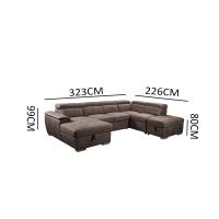 China Wear Resistant Folding Sofa Bed Anti Abrasion Fabric Material for sale