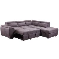 China 19751 GOITALIA CARA Furniture Foldable Single Vip Large l Shape Living room Pull out sofa bed for sale