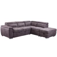 China 19751 GOITALIA CARA Furniture Foldable Single Vip Large l Shape Living room Pull out sofa bed for sale