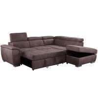 China 19751 GOITALIA CARA Furniture Foldable Single Vip Large l Shape Living room Pull out sofa bed for sale