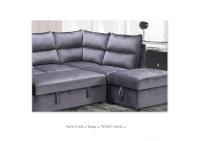 China 19900 Living Room Sofa Furniture With Storage Bed Tufted Futon Bed, Grey Sofa Bed for sale