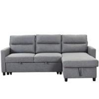 China 19837 GOITALIA CARA Sofa Home Use Lounge Couch Cum Bed  Furniture wWith Storage Sofa Bed for sale
