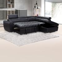 China 19766 L3 Hot Sale L shape Sofa Luxury Grey Mushroom Black Foldable Large Comfortable Sofa for sale