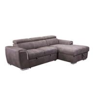 China 19766 L3 Hot Sale L shape Sofa Luxury Grey Mushroom Black Foldable Large Comfortable Sofa for sale