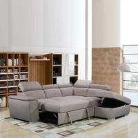 China 19751 Living room  furniture Salon waiting Corner Luxury  sofa fold bed  Modern Sectional couch Italy Sofa for sale
