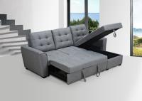 China OEM/ODM Office Modular Folding Sofa Bed Fabric Material 223x143x80CM for sale