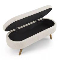 China Practical Lounge Living Room Storage Ottoman Movable With Four Legs for sale