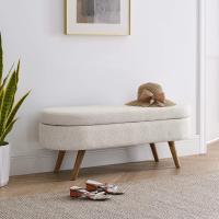 China Practical Lounge Living Room Storage Ottoman Movable With Four Legs for sale