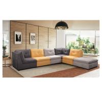 China Breathable Velvet Combination Modern Corner L Shape Luxury Sectional Sofa For Living Room for sale