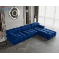 China High-End Resistant Dirt Black Comfort Living Room Furniture Modular Luxury L Shape Sectional Sofa for sale