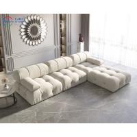 China OEM Home Living Room Furniture High Elasticity Durable Soft Fabric Modern Sofa L Shape Modular for sale