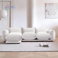 China Custom Light Luxury Style Fabric L Shaped Corner Sofa Living Room Sofas Green Velvet for sale