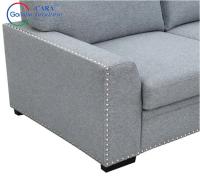 China Home Furniture 2 Seater Bed Chaise Multi-Functional Corner Couch L-Shaped Living Room Sofas With Storage for sale