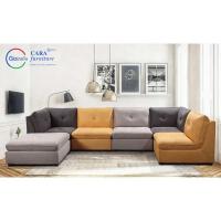 China Living Room Sofa Furniture Colorful Modern Luxury Fabric Corner Modular Couch Sofa for sale