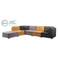 China Living Room Sofa Furniture Colorful Modern Luxury Fabric Corner Modular Couch Sofa for sale